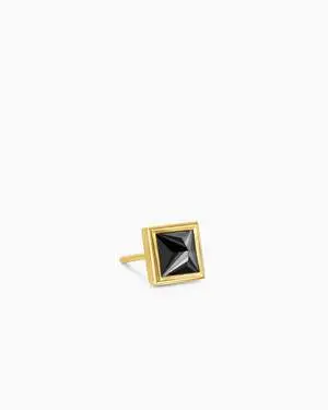 David Yurman Pyramid Stud Earring - Black Diamond