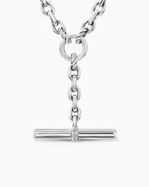 David Yurman Dy Mercer® Petite Toggle Chain Necklace - Diamond