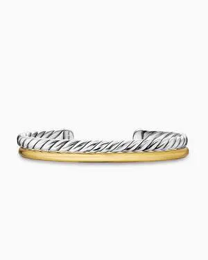 David Yurman Dy Mercer® Cuff Bracelet - Sterling Silver/18k Yellow Gold