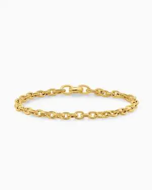 David Yurman Dy Mercer® Petite Chain Bracelet - All 18k Yellow Gold