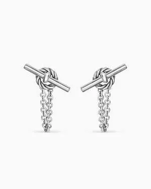 David Yurman Dy Mercer® Petite Toggle Chain Stud Earrings - All Sterling Silver