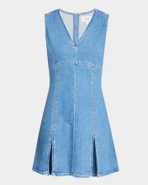 white christmas dresses Cafe Au Lait Eco Denim Dress main image 0