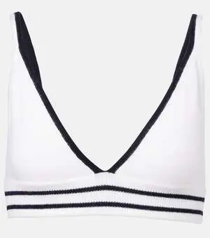 Jardin Des Orangers Cashmere Bra Top - White
