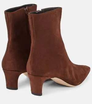 Staud Wally 55 Suede Ankle Boots