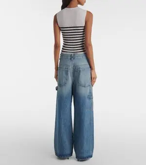 Khaite Sowen Wide-leg Jeans - Blue