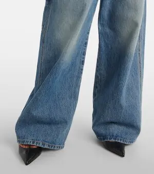 Khaite Sowen Wide-leg Jeans - Blue
