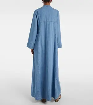 Dries Van Noten Denim Maxi Dress