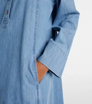 Dries Van Noten Denim Maxi Dress