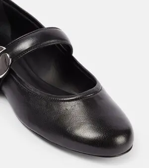 Coperni Leather Ballet Flats - Black