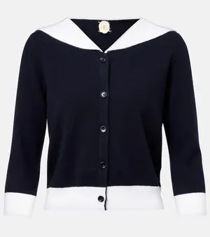Jardin Des Orangers Cashmere Cardigan - Blue