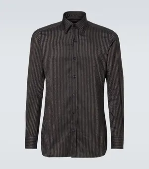 TOM FORD Pinstripe Silk Shirt
