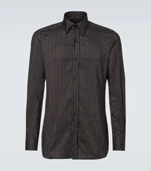 TOM FORD Pinstripe Silk Shirt