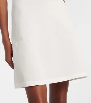 COURREGES Courrèges Cotton Piqué Polo Dress - White