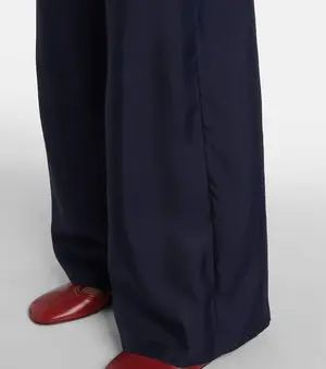 Asceno Isola Silk Wide-leg Pants