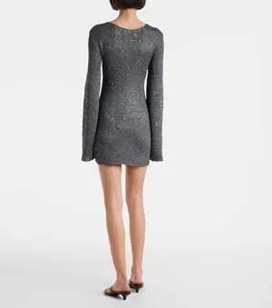 BANANHOT Rey Sequined Minidress - Grey