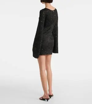 BANANHOT Rey Crochet Minidress - Black