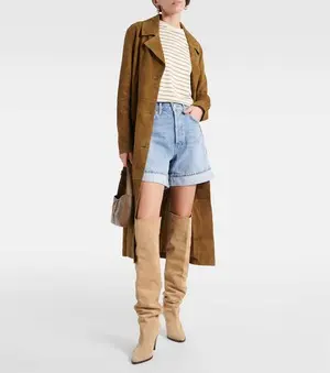 AGOLDE Dame High-rise Denim Shorts