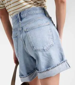 AGOLDE Dame High-rise Denim Shorts