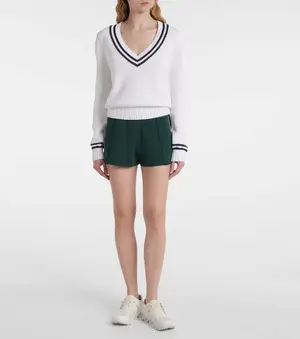 The Upside Les Border Evert Knitted Shorts
