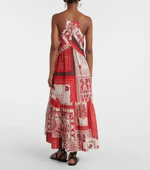 MARANT ETOILE Sabbage Printed Midi Dress