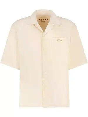 Marni Short-sleeve Button-up Shirt - Neutrals