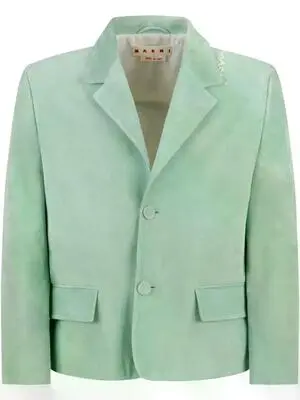 Marni Suede Blazer - Green