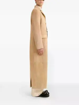 Marni Suede Double-breasted Coat