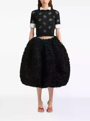 Marni Voluminous Balloon Midi Skirt