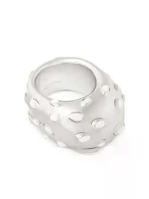 COURREGES Infinity Flecked Ring