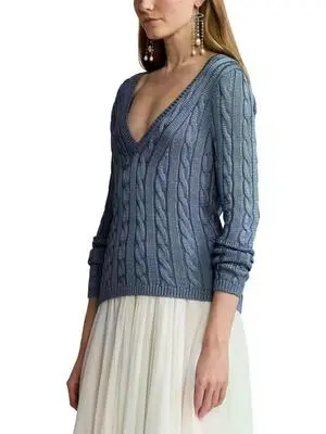 Ralph Lauren Cable-knit Jumper - Blue