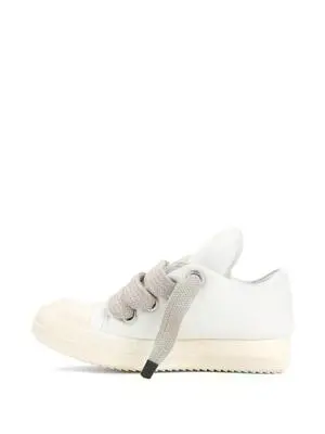 Rick Owens Leather Sneakers - Neutrals