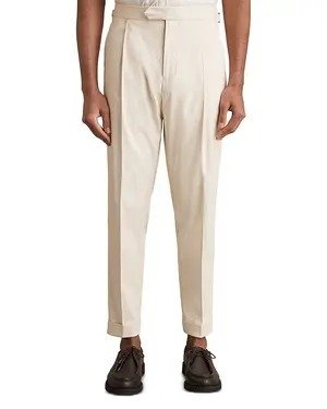 Reiss Raw Edge Hem Pants For Men