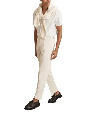 REISS Side Adjuster Tapered Trousers