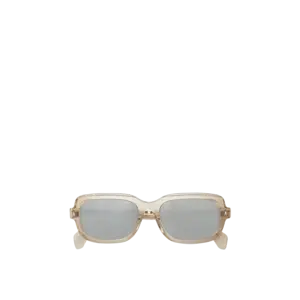 Moncler Suntrap Rectangular Sunglasses - White
