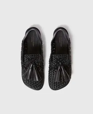 Stella McCartney Ryder Woven Tassel Loafers
