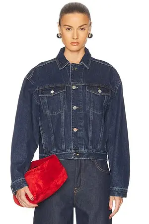 Loulou De Saison Dave Jacket - Washed Blue