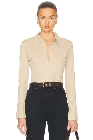 NILI LOTAN Lark Shirt - Khaki
