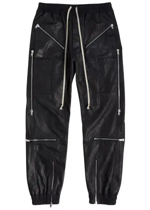 Rick Owens Headon Leather Sweatpants