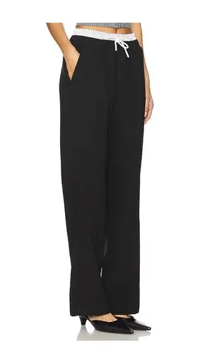 4TH & RECKLESS Bianaca Contrast Waist Trousers