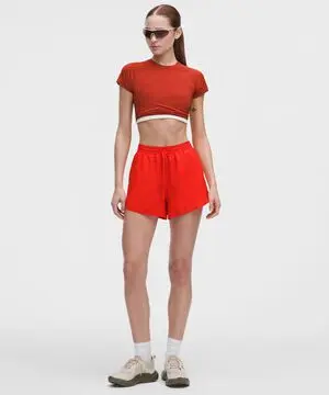 Lululemon Short Sleeve Sports Pants For Women