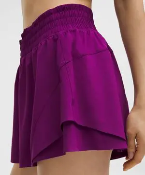 Lululemon Shake It Out High-Rise Running Short Chilled Grape