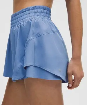 Lululemon Shake It Out High-Rise Running Short Prep Blue