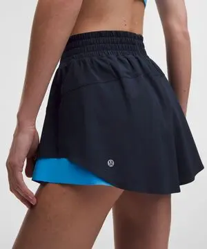 Lululemon Shake It Out High-Rise Running Short True Navy/ocean Wave