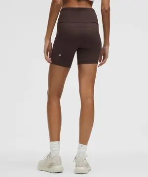 Lululemon Fast And Free High-rise 6" Short - Espresso