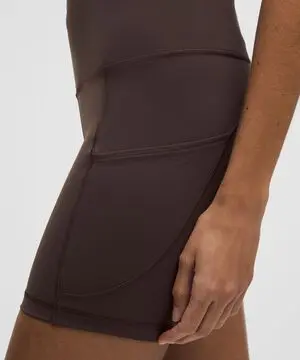 Lululemon Fast And Free High-rise 6" Short - Espresso