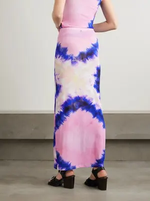 Rabanne Tie-dyed Maxi Skirt - Pink