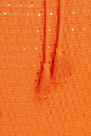 Alice + Olivia Alice Olivia Tomoko Crocheted Cottonblend Mini Dress