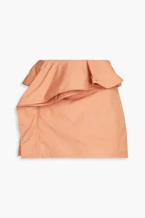 Ulla Johnson Sabi Ruffled Cotton-poplin Mini Skirt