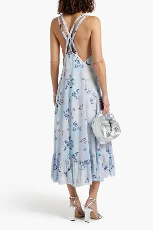 IRO PARIS Andou Printed Midi Dress