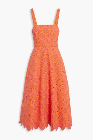 Saloni Scalloped Day Dresses